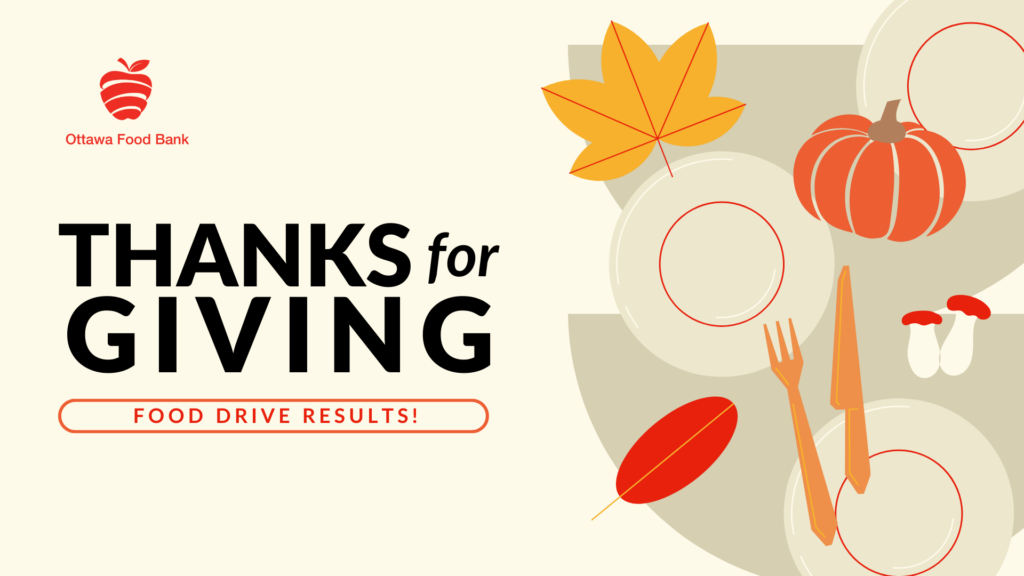 Thank you for your Thanksgiving kindness - Ottawa Food Bank