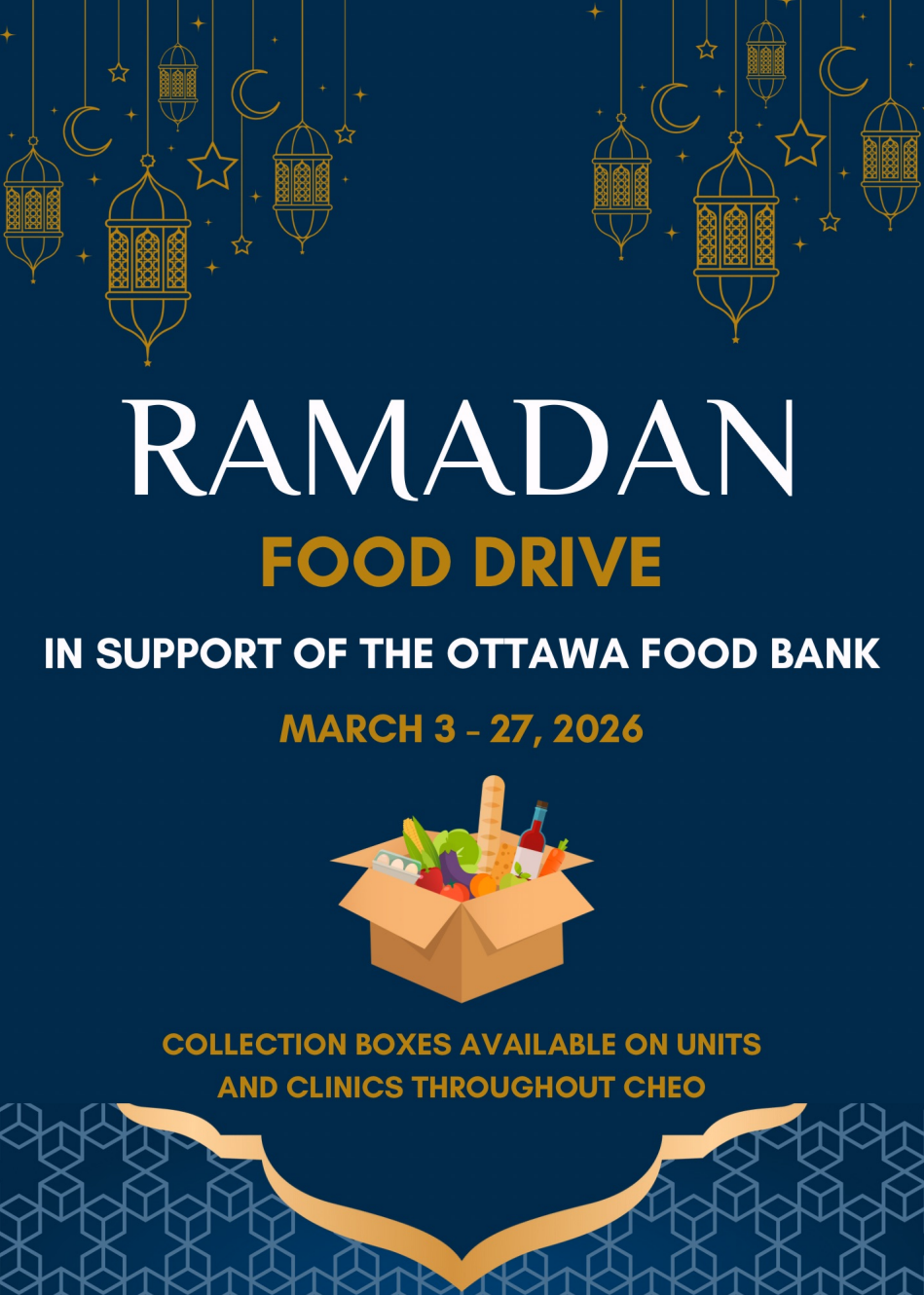 CHEO Ramadan Food Drive x Ottawa Food Bank - Ottawa Food Bank